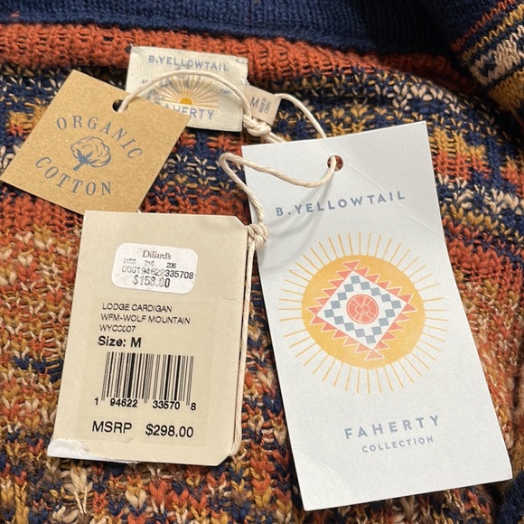 Faherty | Sweaters | Nwt Faherty Byellowtail Lodge Cardigan | Poshmark